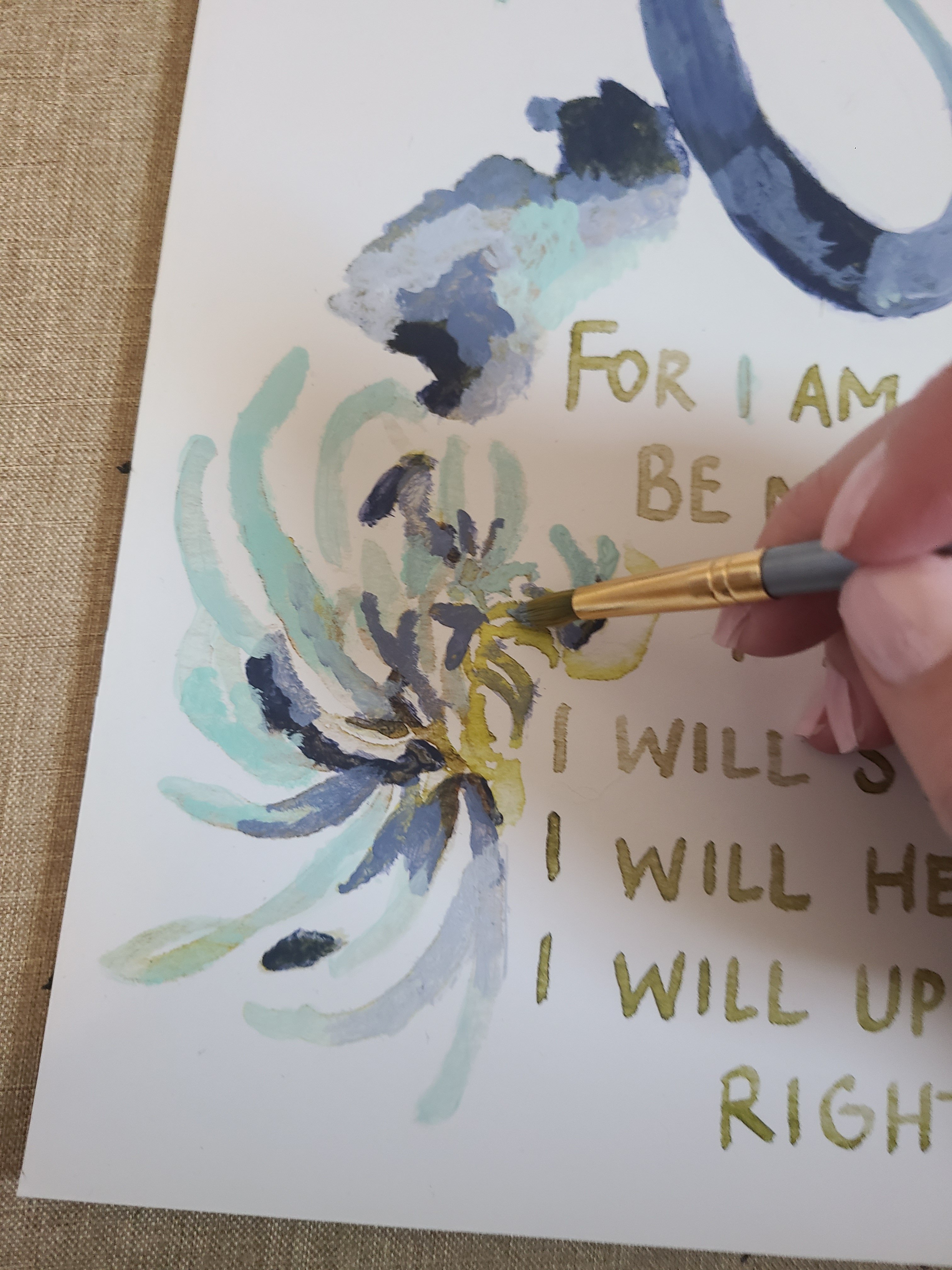 Wall Art Re-fab - Life as a LEO Wife - Home Decor