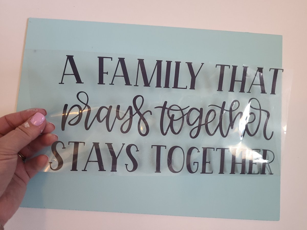 Dollar Tree Cricut Sign Tutorial - Life as a LEO Wife
