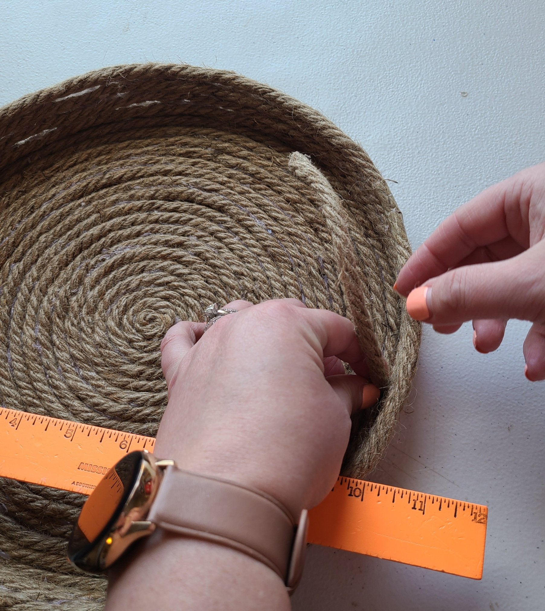 Coastal Rope Tray - Life as a LEO Wife