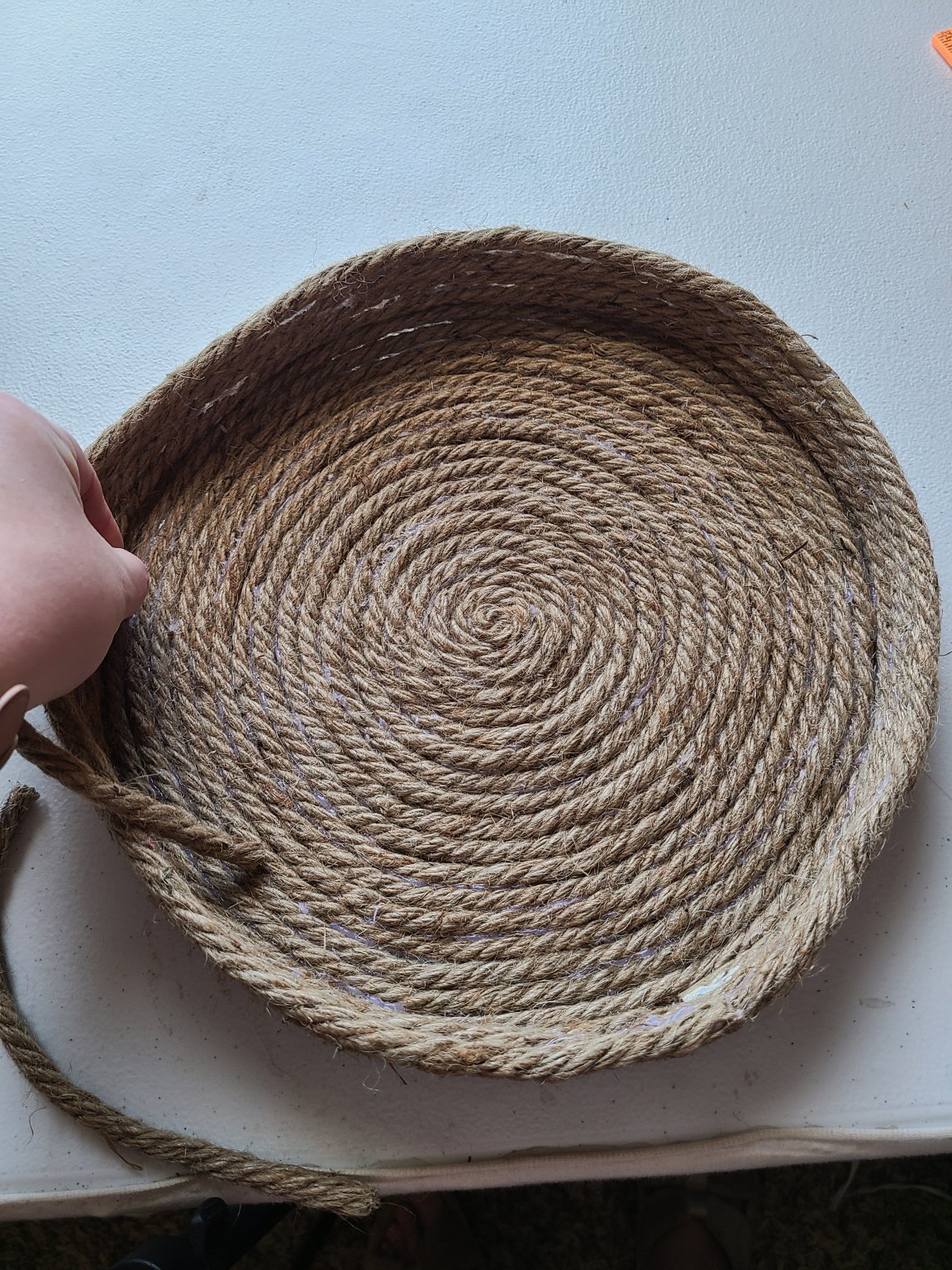 Coastal Rope Tray - Life as a LEO Wife