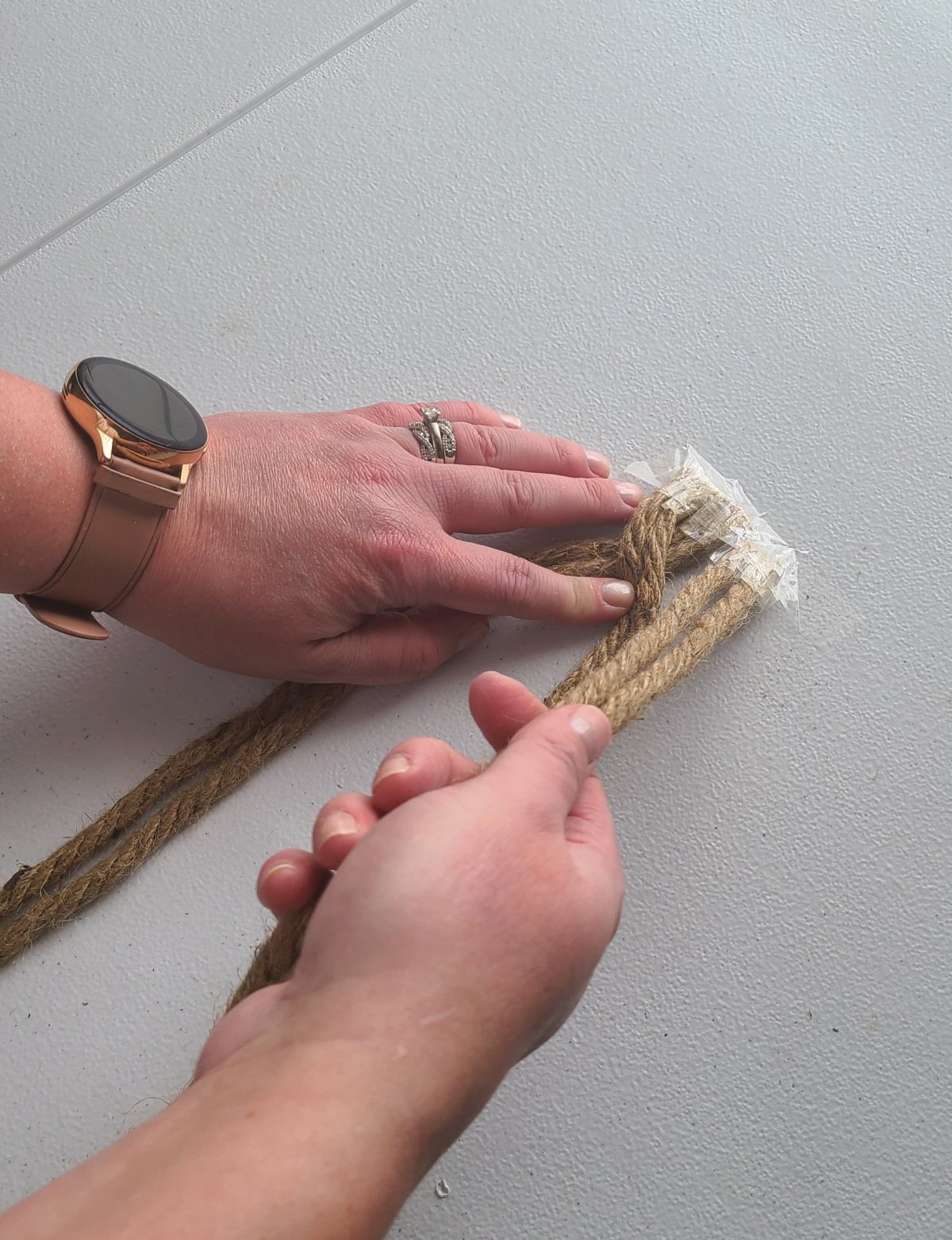 Nautical Rope Wreath Tutorial - Life as a LEO Wife