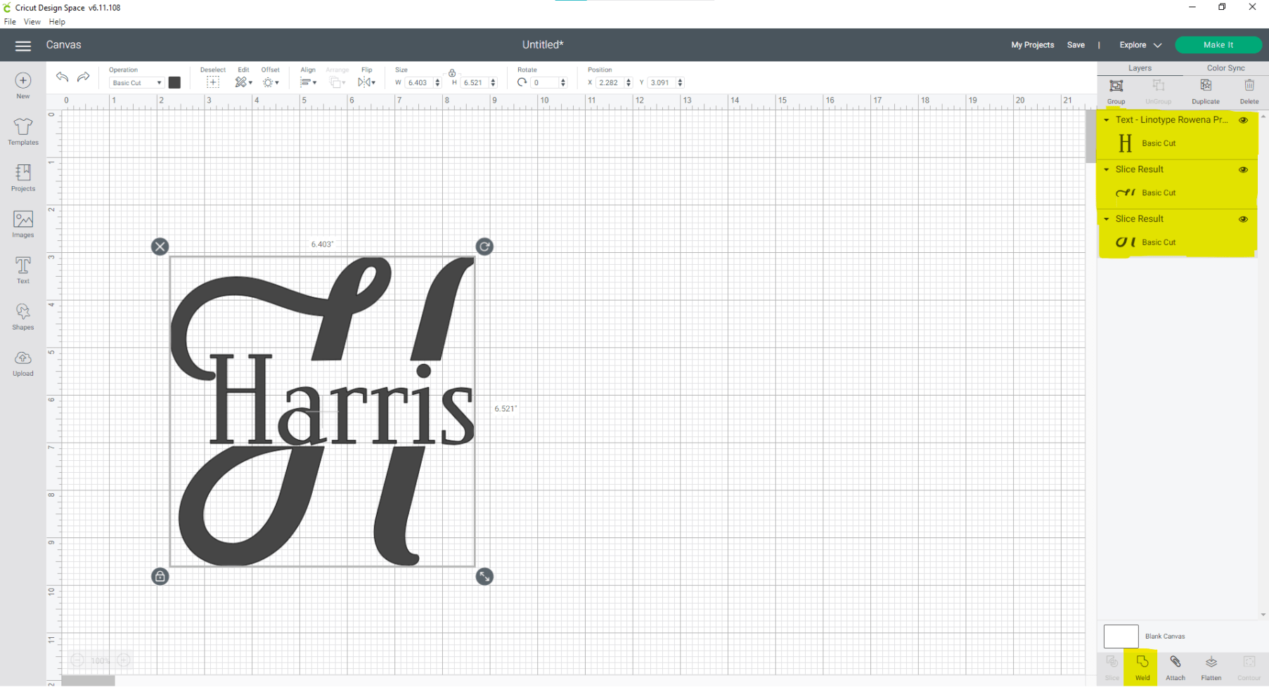 Split Letter Monogram Cricut Tutorial - Life as a LEO Wife