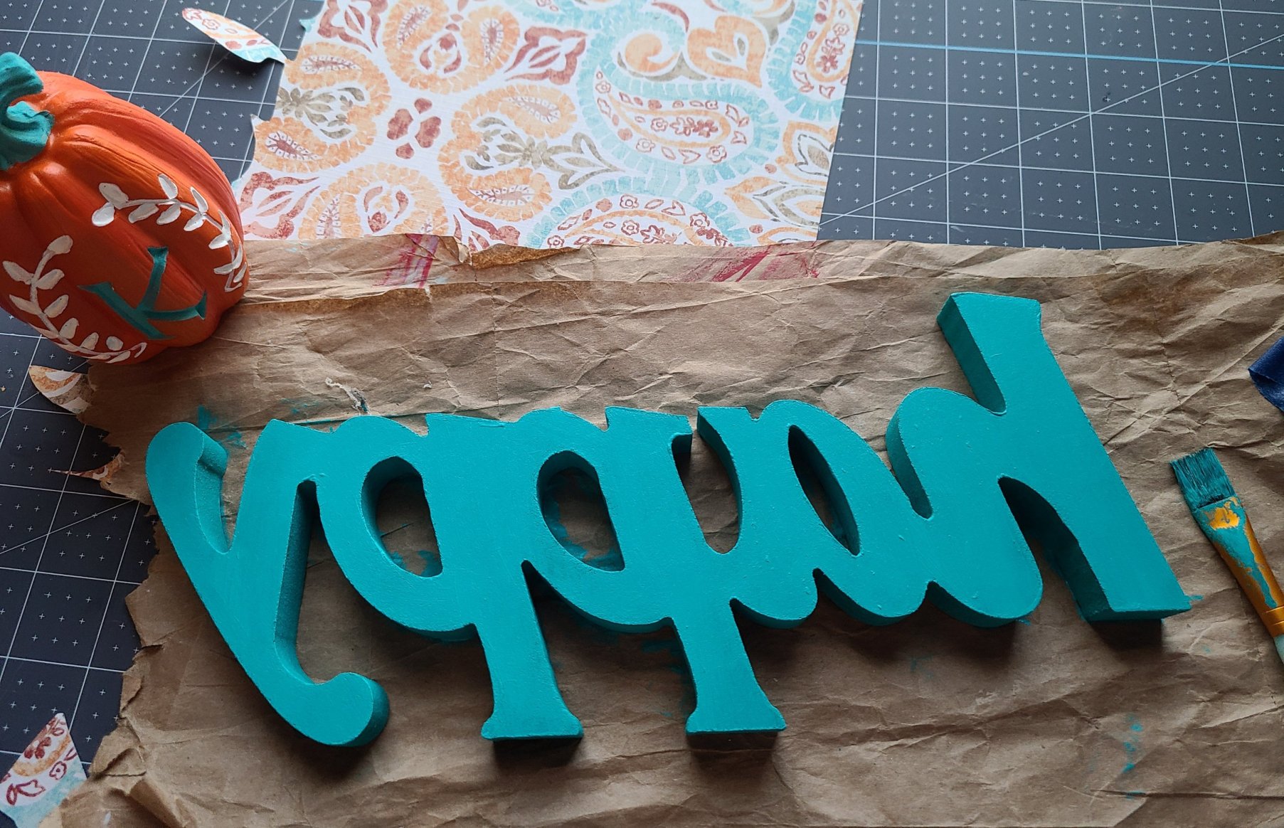 Fall Dollar Tree DIY Decor: Wood Word Art - Life as a LEO Wife