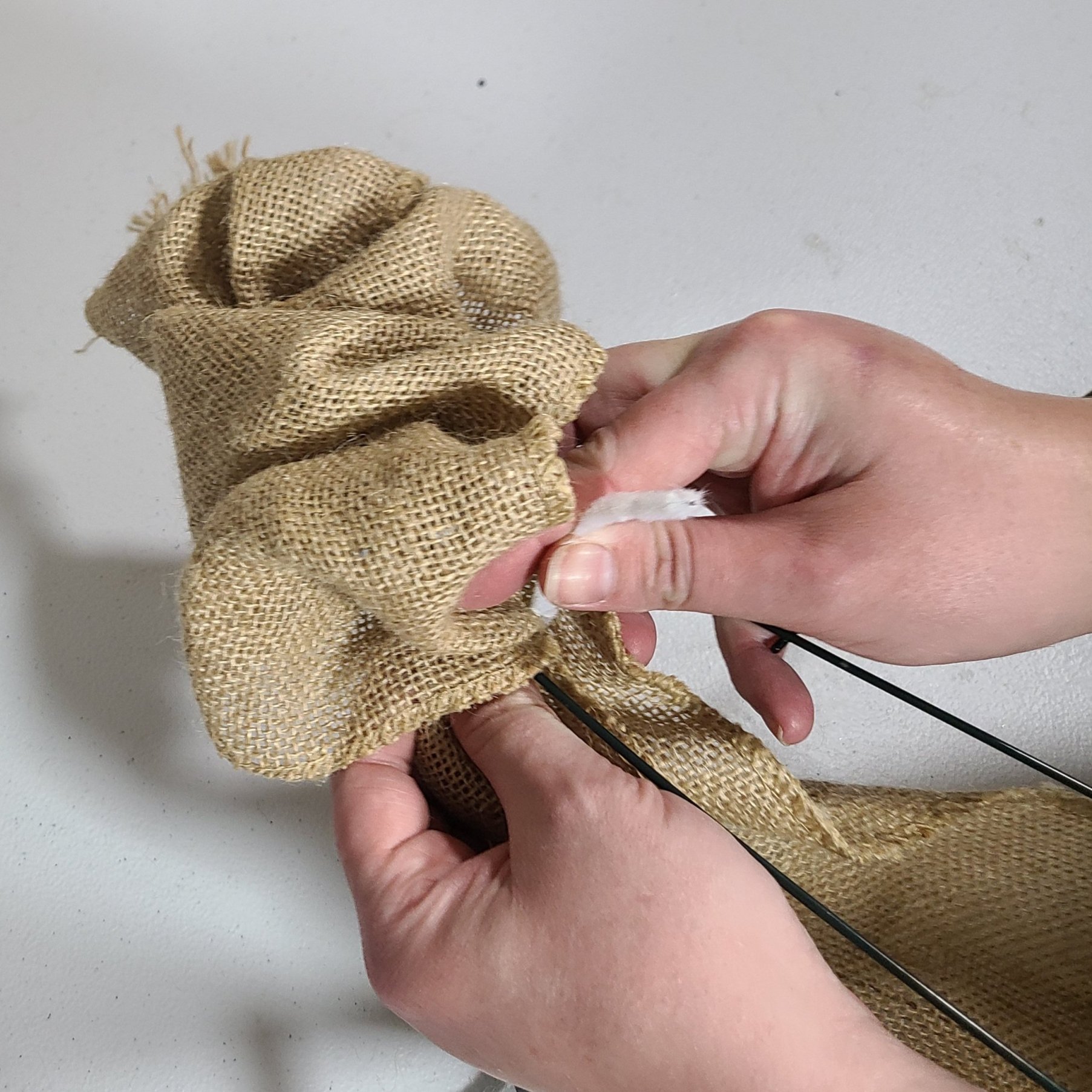 Burlap Witch Hat Wreath - Life as a LEO Wife