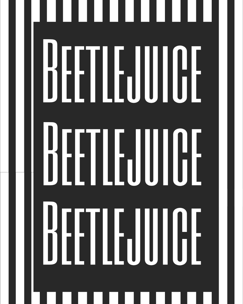 Beetlejuice Free Printables: Halloween Family Movie Night - Life as a ...