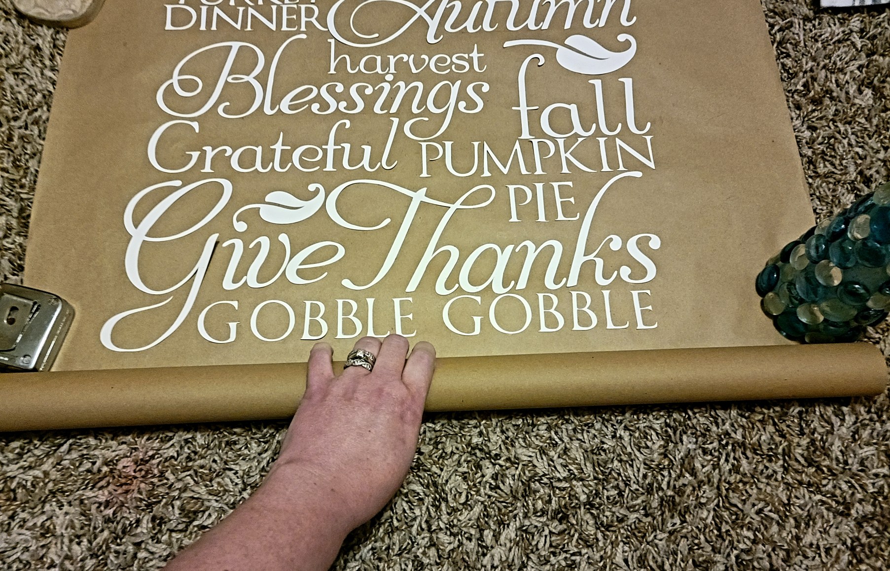 Scroll Wall Hanging Tutorial - Life as a LEO Wife