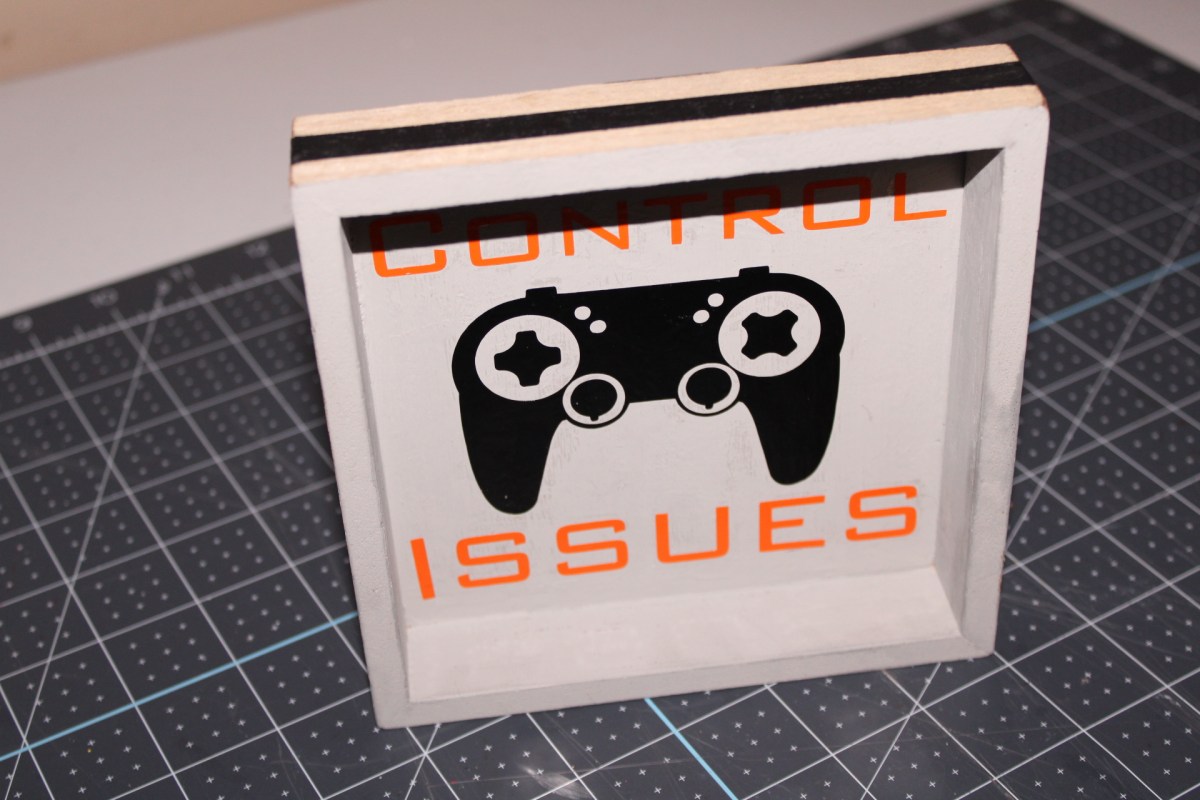 DIY Gamer Sign Tutorial: a Dollar Tree Upcycle for Your Tween's Room!