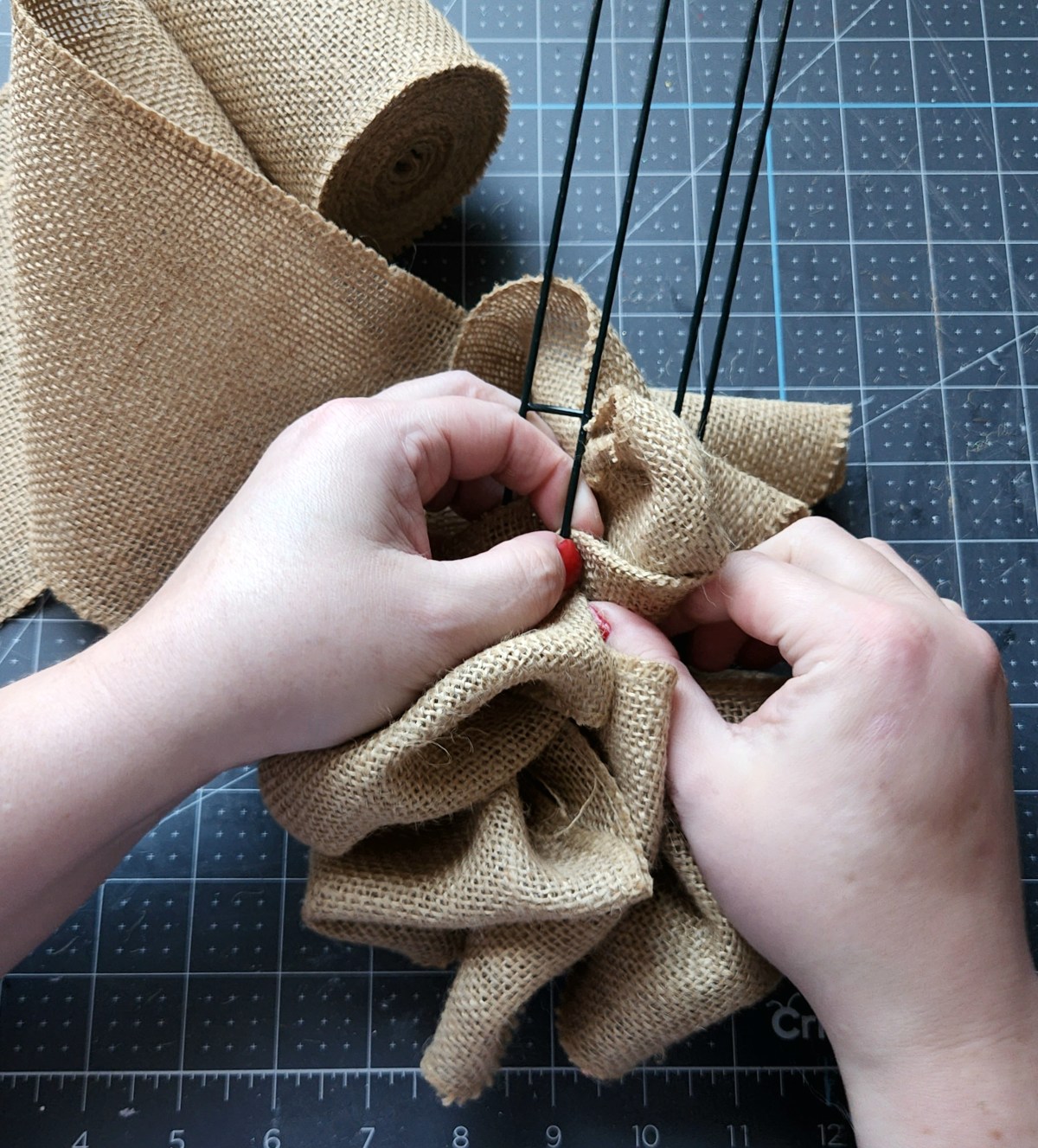 Burlap Cross Wreath Perfect for Easter - Life as a LEO Wife