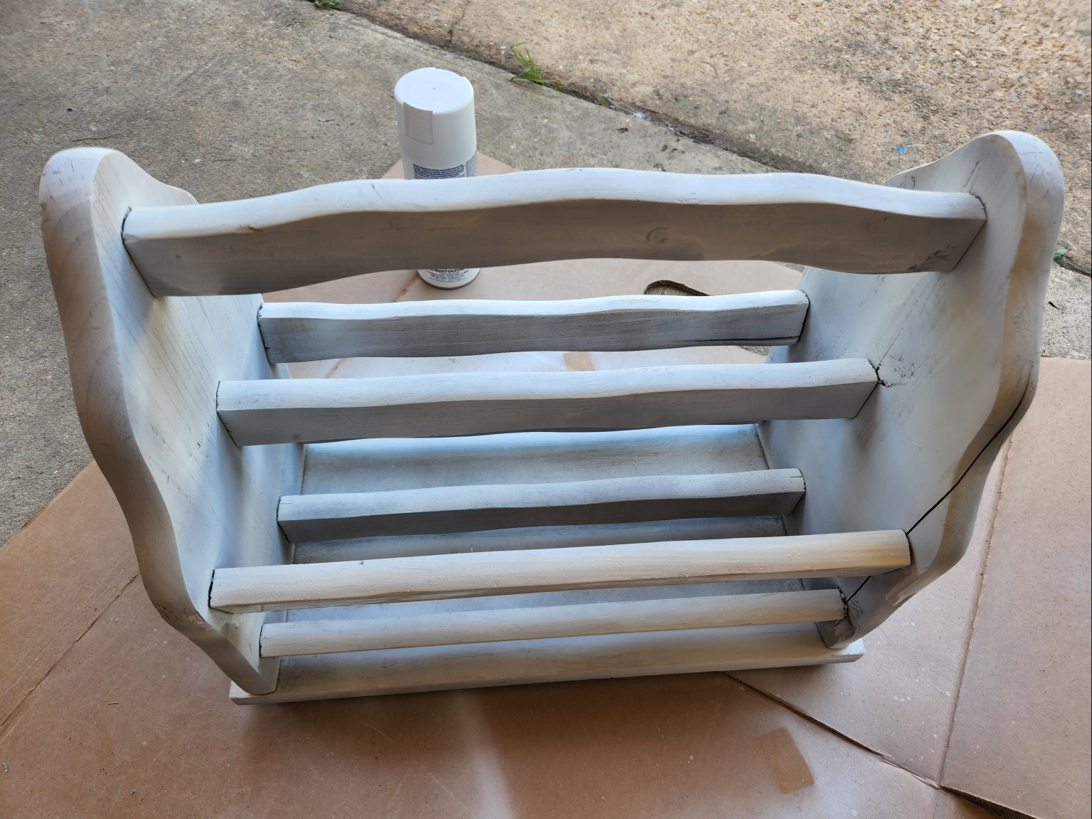 Upcycled Magazine Rack Turned into Kitchen Decor & Storage: Free SVG!