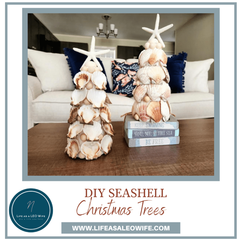 Christmas in July: Coastal Seashell Trees - Life as a LEO Wife
