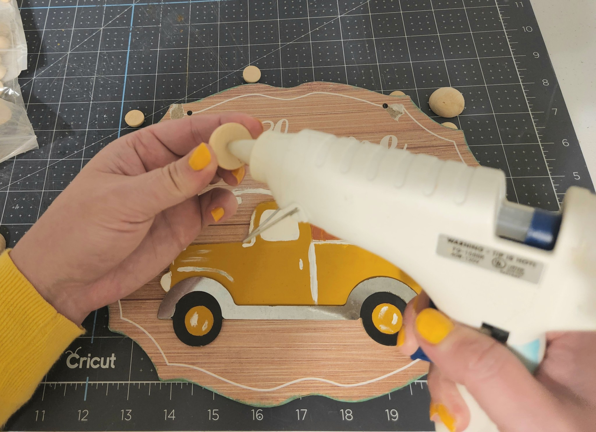 Fall Dollar Tree Sign Upcycle - Life as a LEO Wife