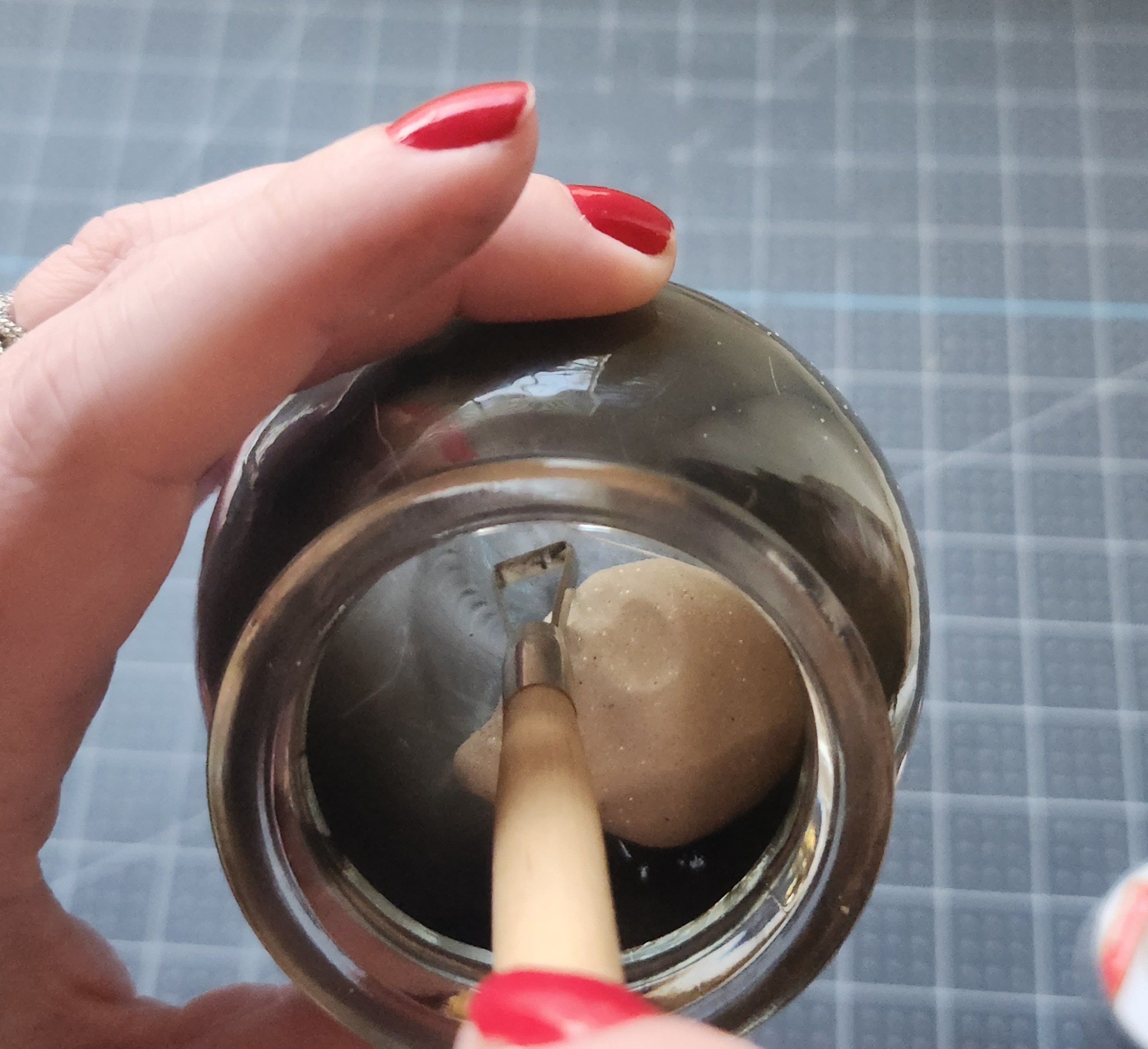 DIY Crystal Ball for Halloween: Dollar Tree Halloween Decor