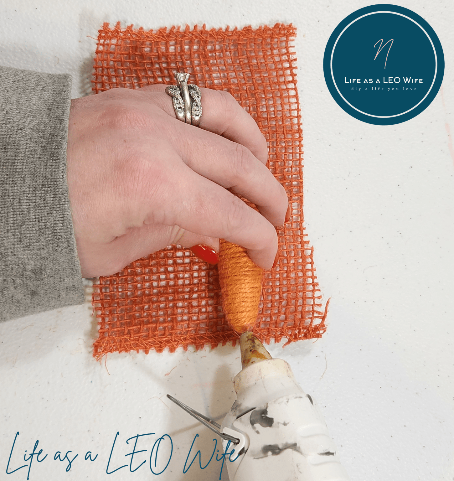 Adorable DIY Spring Garland with Dollar Tree Supplies - Life as a LEO Wife