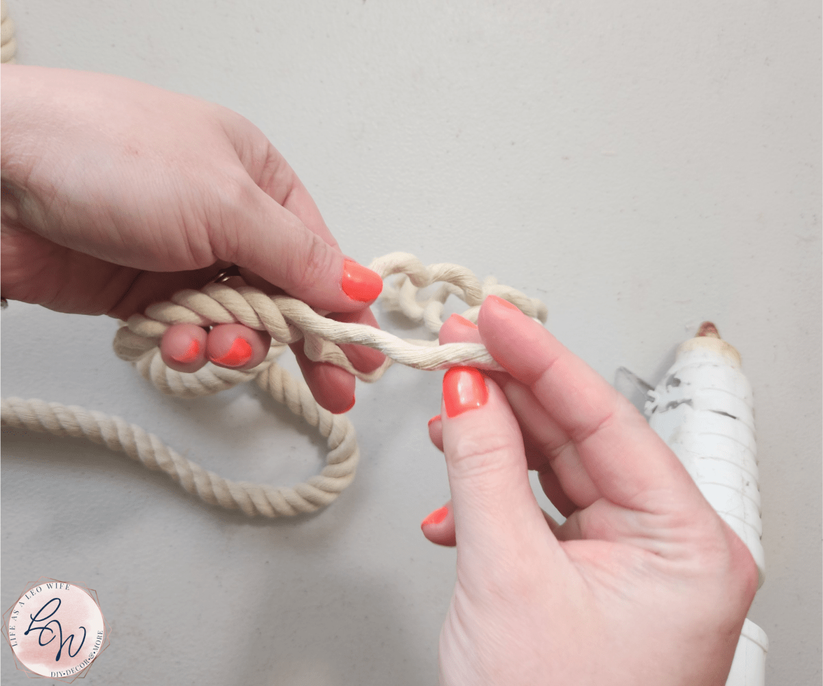 DIY Dollar Tree Knotted Rope Vase: $60 High-End Dupe for $2