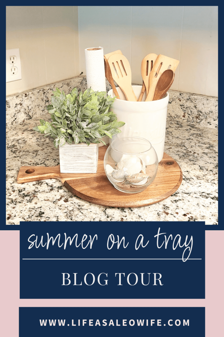 Summer Tray Decorating Ideas for the Kitchen: 16 Gorgeous Trays!
