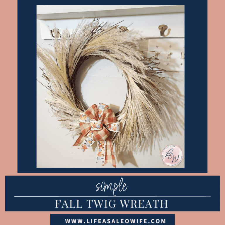 Fall Twig Wreath Tutorial: Easy, Simple, & Gorgeous