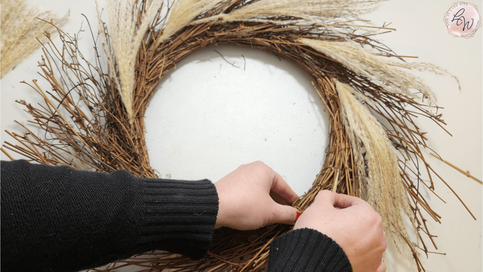 Fall Twig Wreath Tutorial: Easy, Simple, & Gorgeous