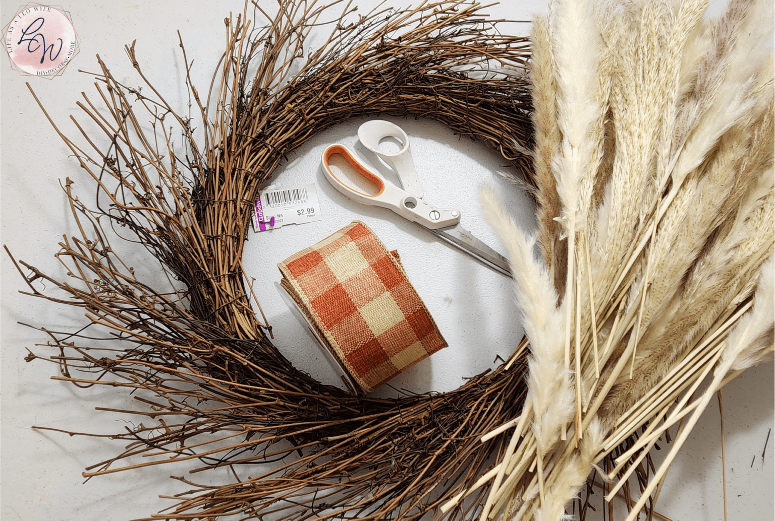 Fall Twig Wreath Tutorial: Easy, Simple, & Gorgeous