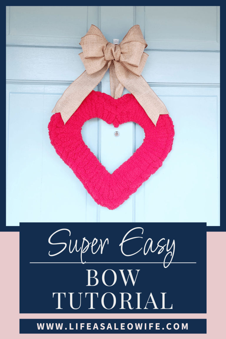Super Easy Bow Tutorial: Video Included! - Life as a LEO Wife