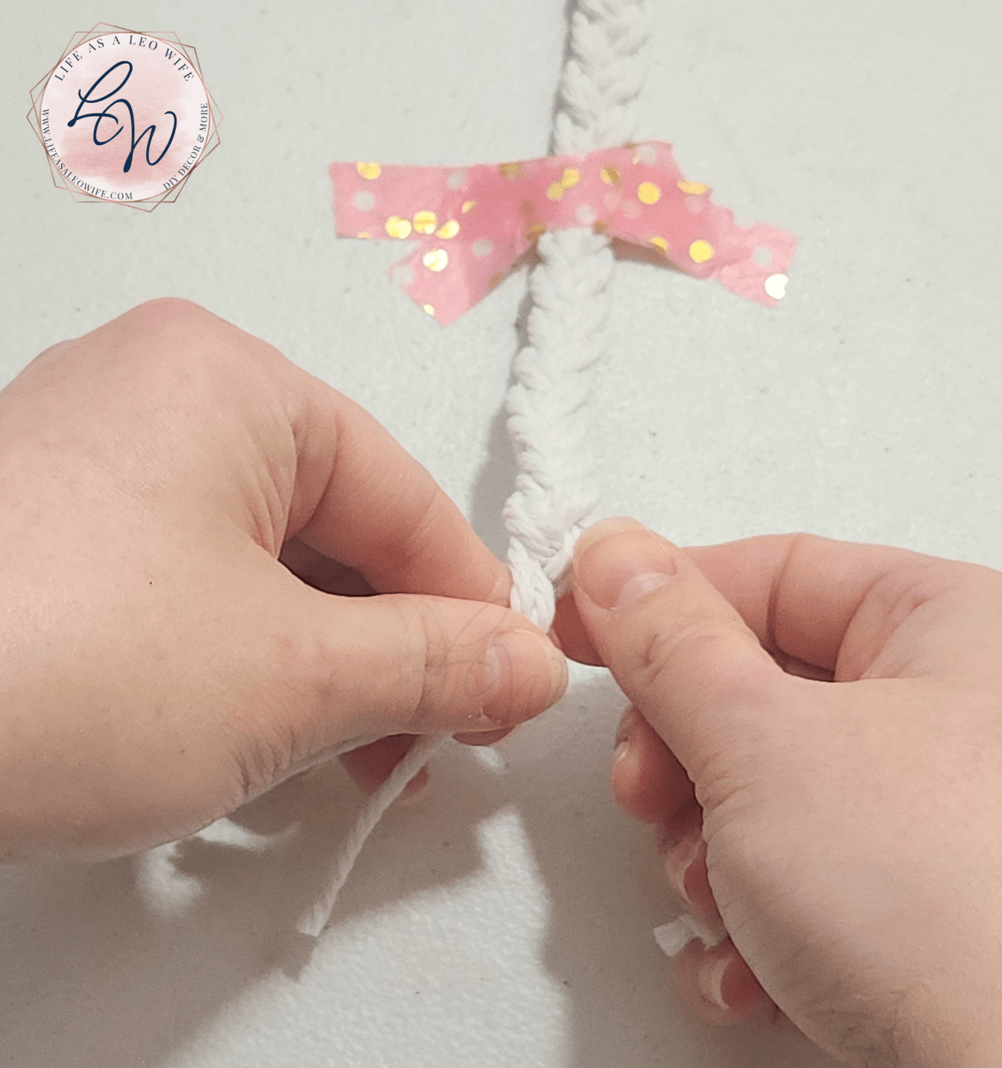 Easy & Elegant Dollar Tree Bunny Wreath - Life as a LEO Wife